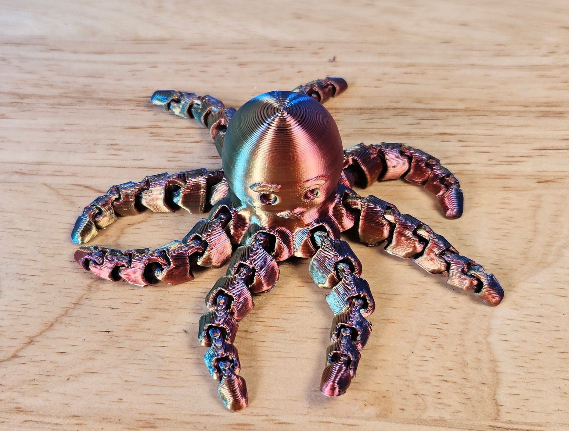 Articulating Octopus Toy Fidget Octopus Toy for Kids Gift for Young ...