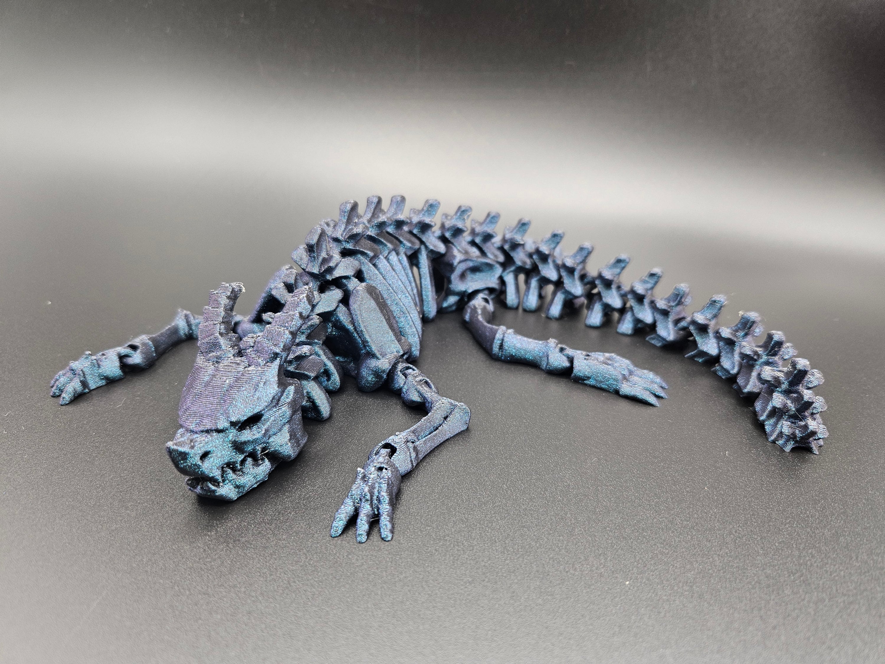 Articulating Dinosaur Skeleton Toy Skeleton / ADHD Fidget Toy ...
