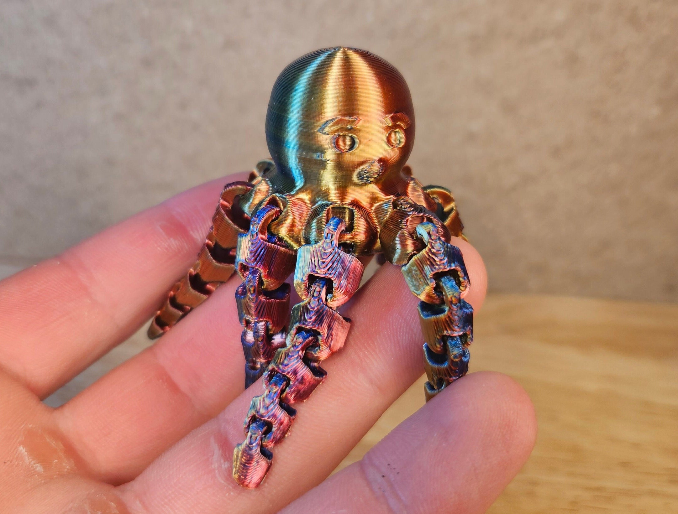 Articulating Octopus Toy Fidget Octopus Toy for Kids Gift for Young ...