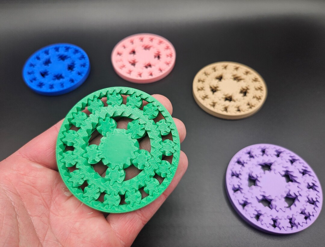 ADHD Fidget Gear Toy / Gear Bearing Desk Toy / Stim Fidget Spinner ...