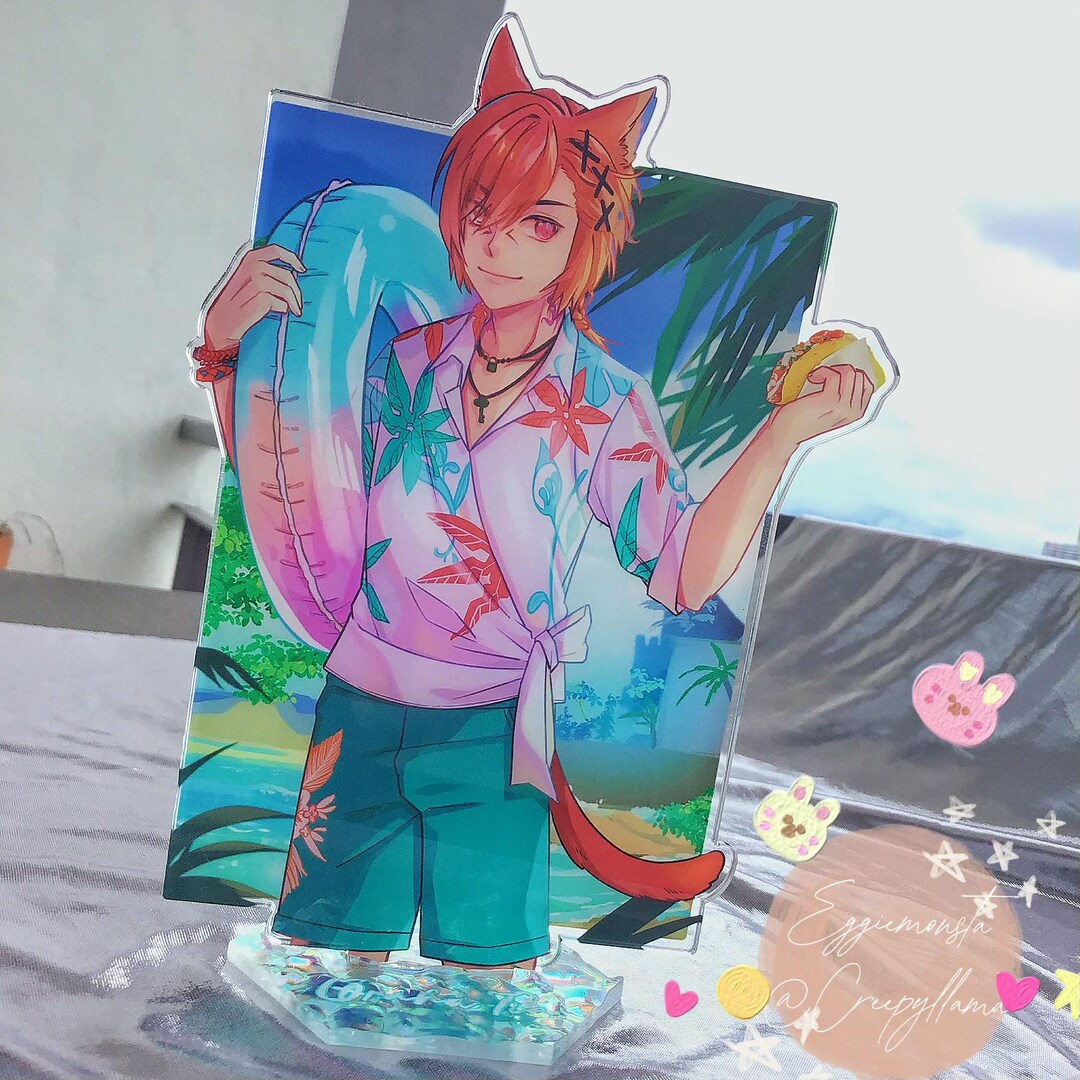 FFXIV Graha Tia Summer Glam Acrylic Standee - Etsy