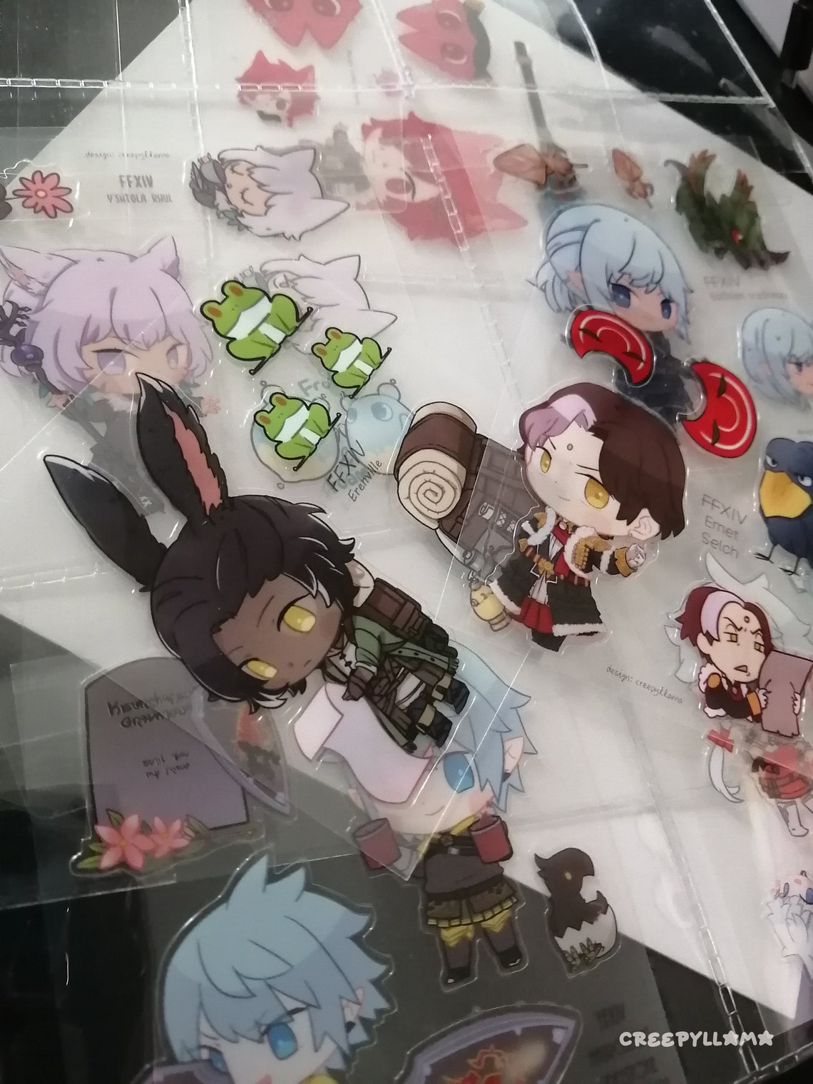 FF14 Scion Clear Sticker Sheet Final Fantasy XIV - Etsy