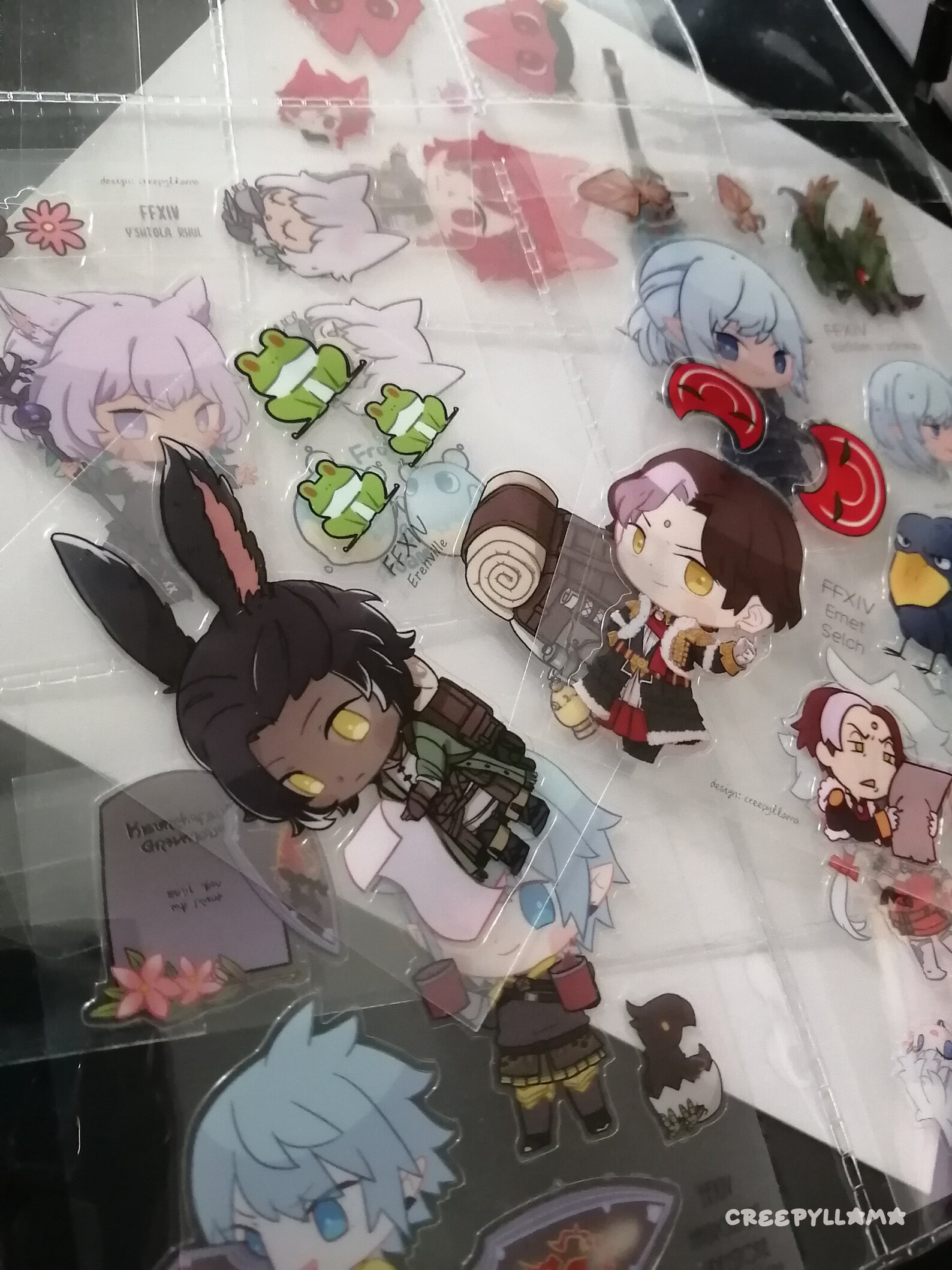 FF14 Scion Clear Sticker Sheet Final Fantasy XIV - Etsy