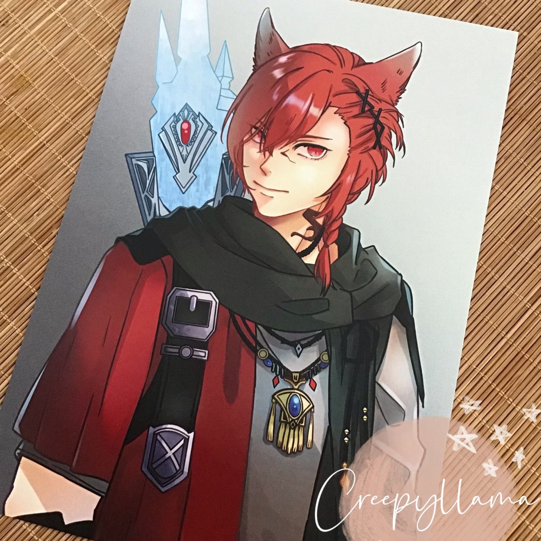 FFXIV Graha Tia Potrait A5 Prints - Etsy