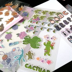 Cactuar Sabotender FF14 Calendar Journal Sticker - Etsy