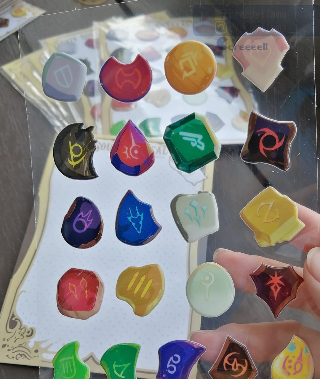 FF14 | Job Stone Icon Puffy Sticker Sheet | Final Fantasy XIV - Etsy