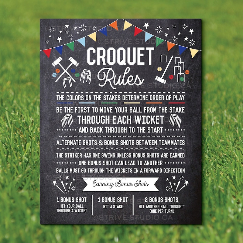 Croquet - Etsy