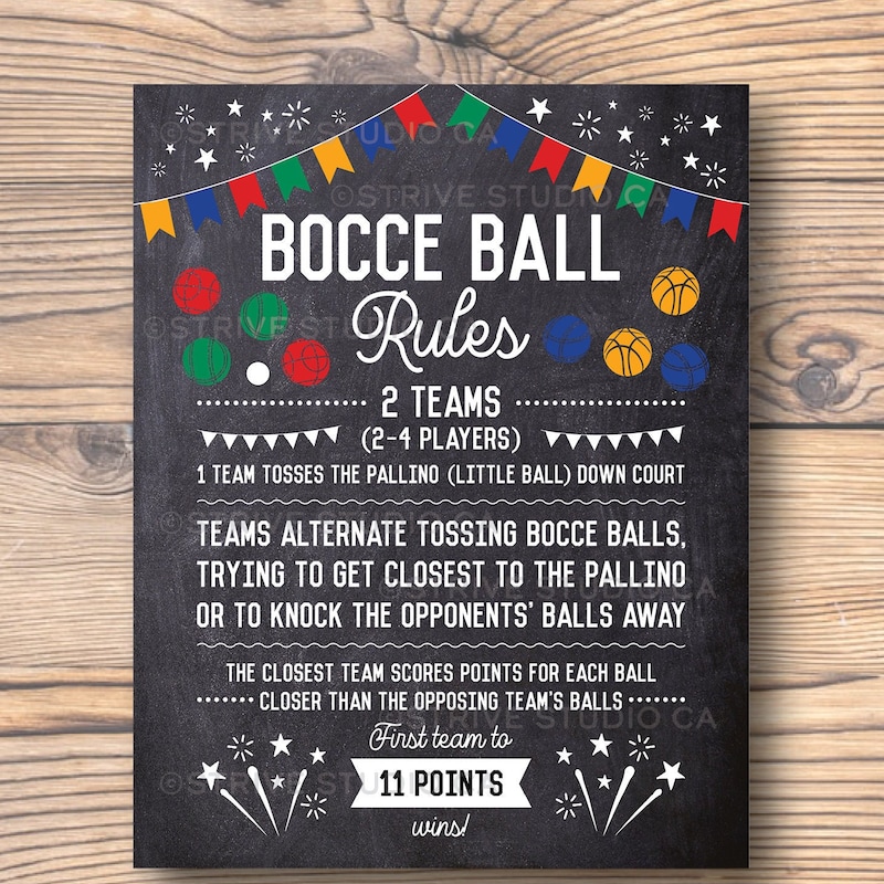 Wedding Yard Game Rules - Etsy