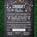 Croquet Poster, Croquet Rules, Croquet Decals Rule, Yard Sign, Croquet ...