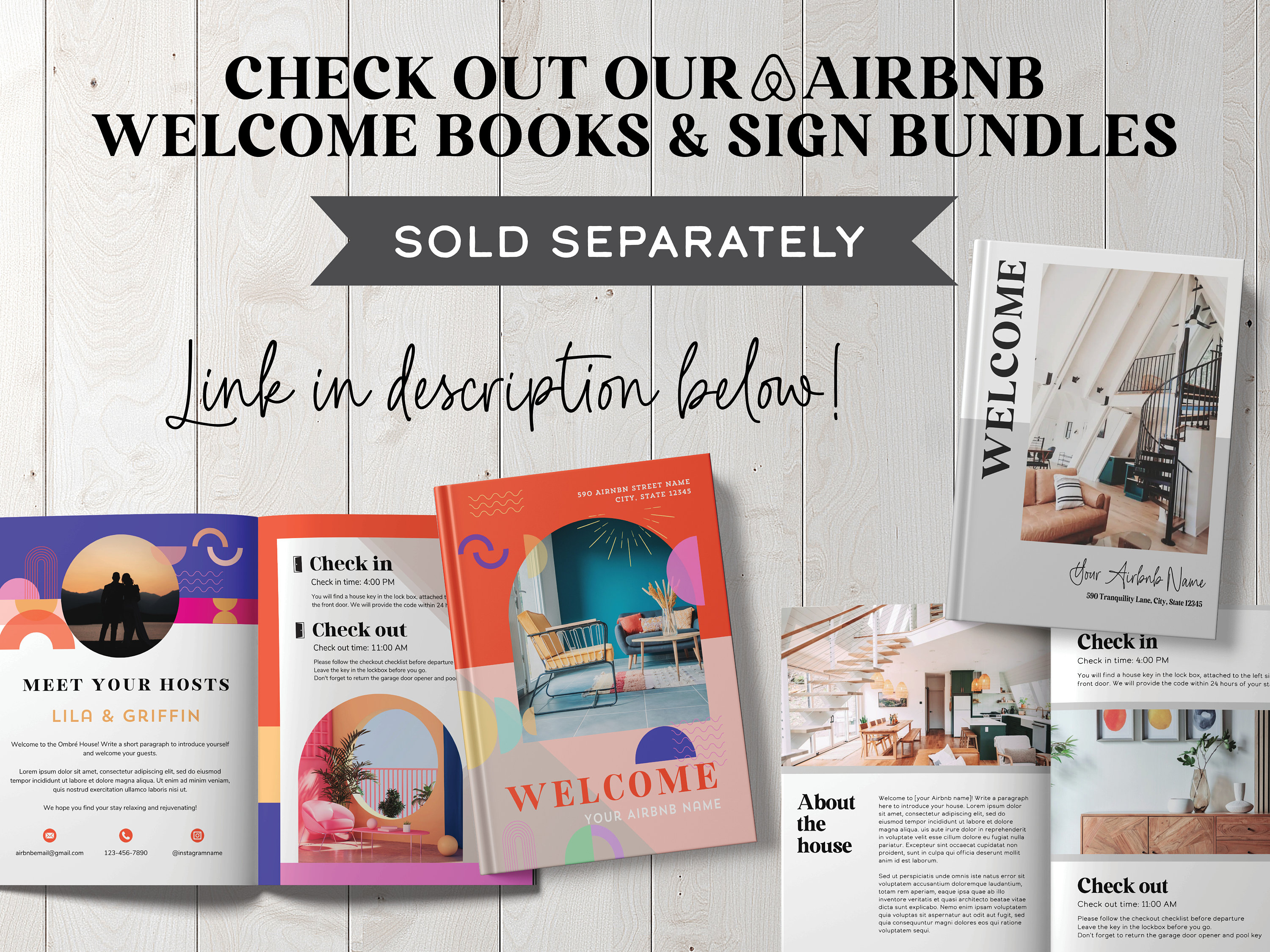 Airbnb No Noise Sign, Editable Canva Template, Quiet Hours, Respect Our ...