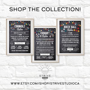 Lawn Games Party Invitation: Editable Outdoor Family Invite (digital ...