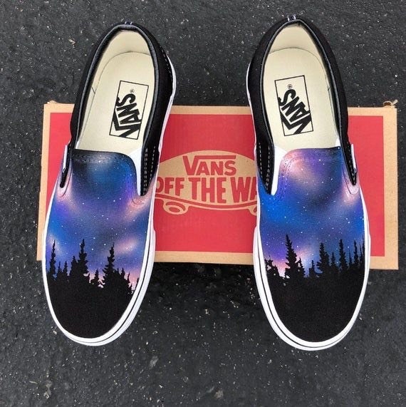 CUSTOM VANS *hand Painted*unique Designs* - Etsy