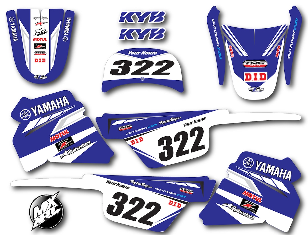 Yamaha PW50 Sticker Kit All Years Premiere Style Pee Wee 50 PW 50 ...