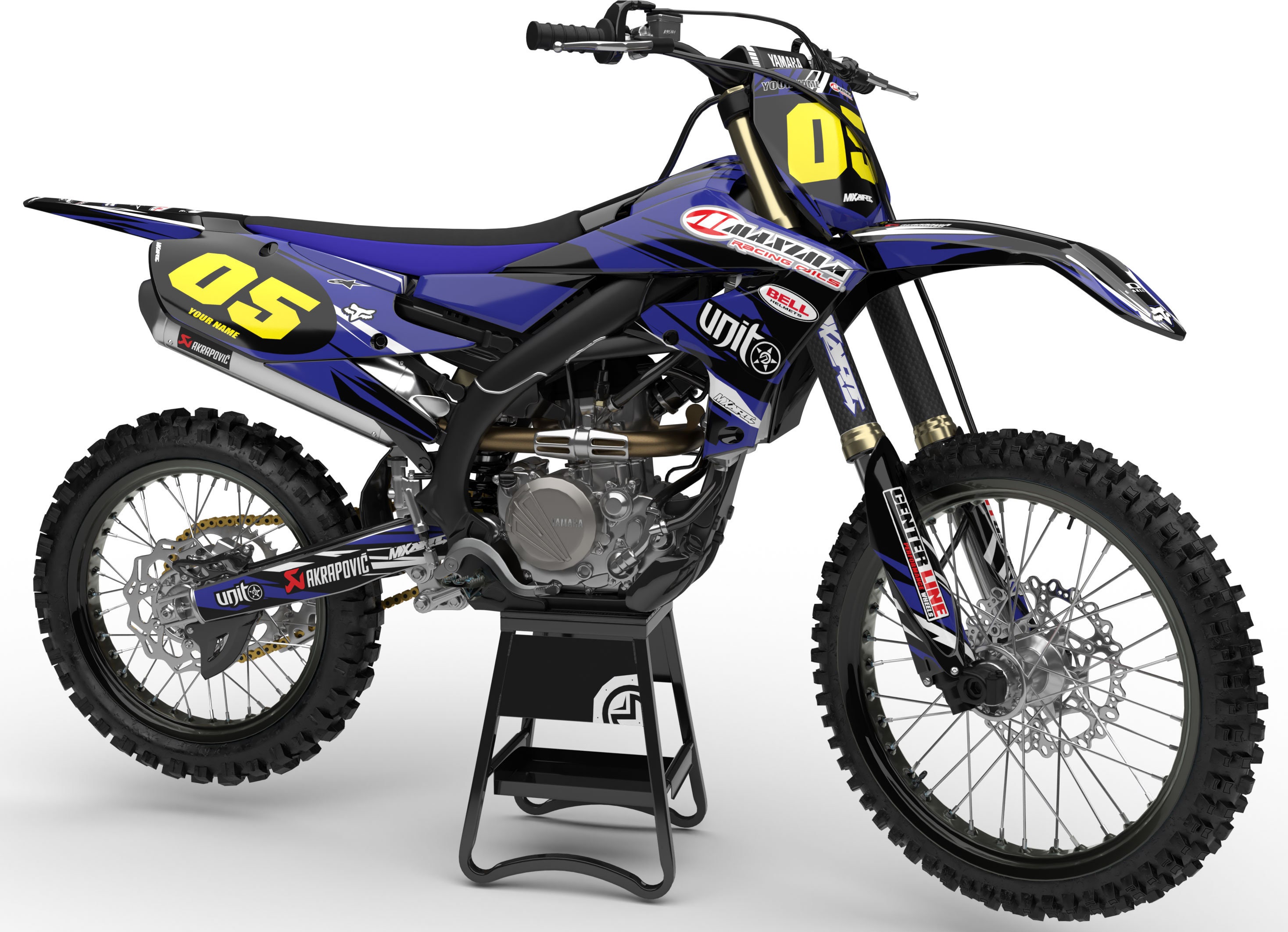 Yamaha TTR 50 Sticker Kit All Years Digger Style TTR50 Graphics ...