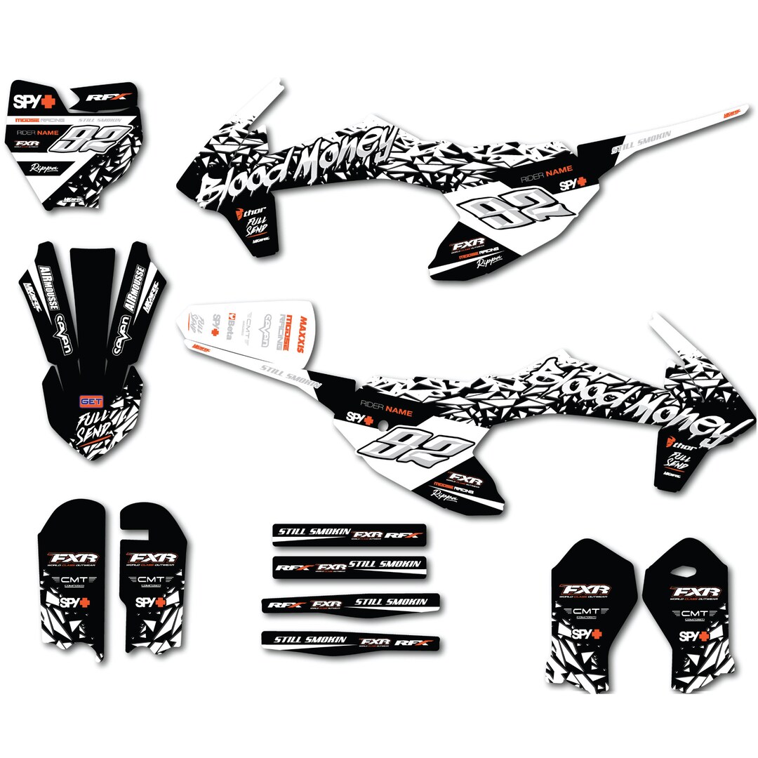 Sticker Kit for KTM 50 2016 - 2023 Boca Style KTM 50 SX Graphics ...