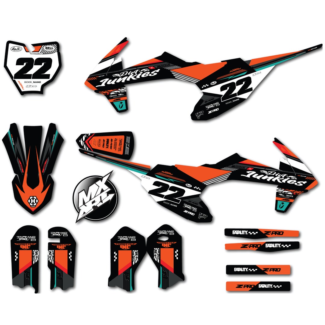 Sticker Kit for KTM 50 2016 - 2023 Wild Style KTM 50 SX Graphics ...