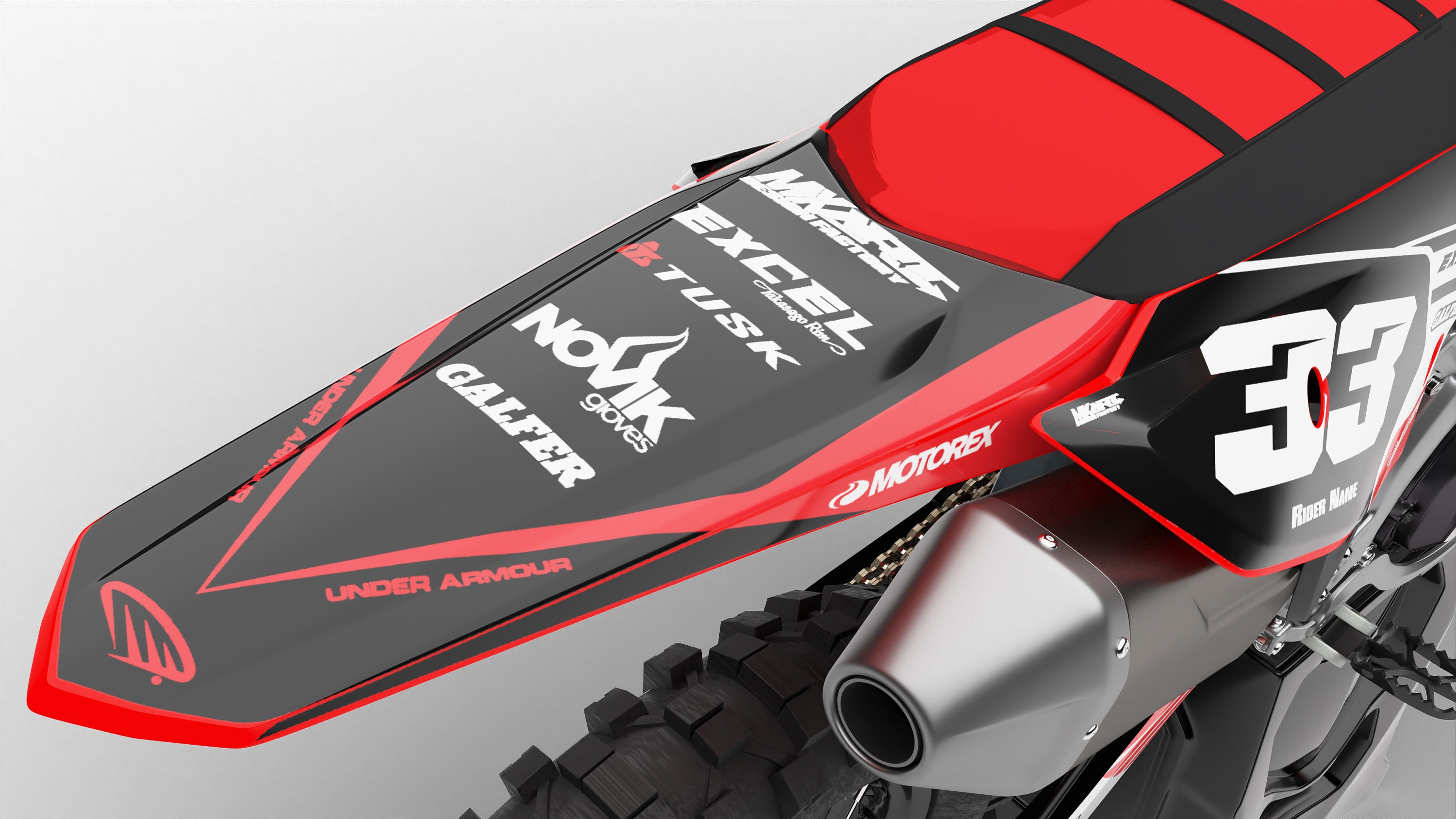 CRF 110 Custom Sticker Kit 2019 - 2024 Complex Style Graphics / Decals ...