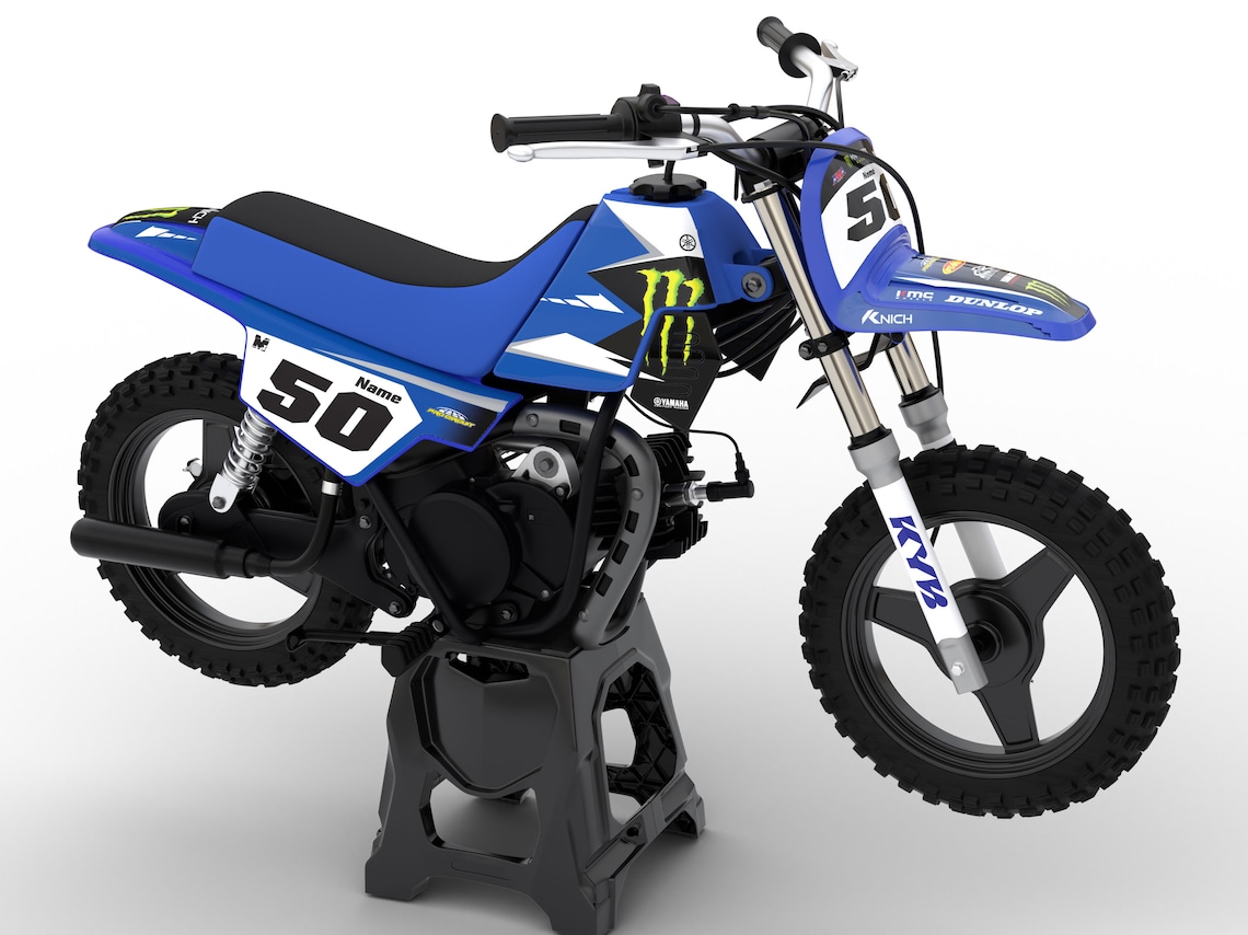 Yamaha PW50 Sticker Kit All Years Havoc Style Pee Wee 50 PW 50 Graphics ...