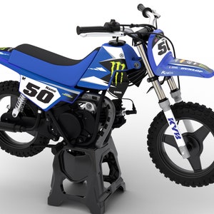 Yamaha PW50 Sticker Kit All Years Havoc Style Pee Wee 50 PW 50 Graphics ...