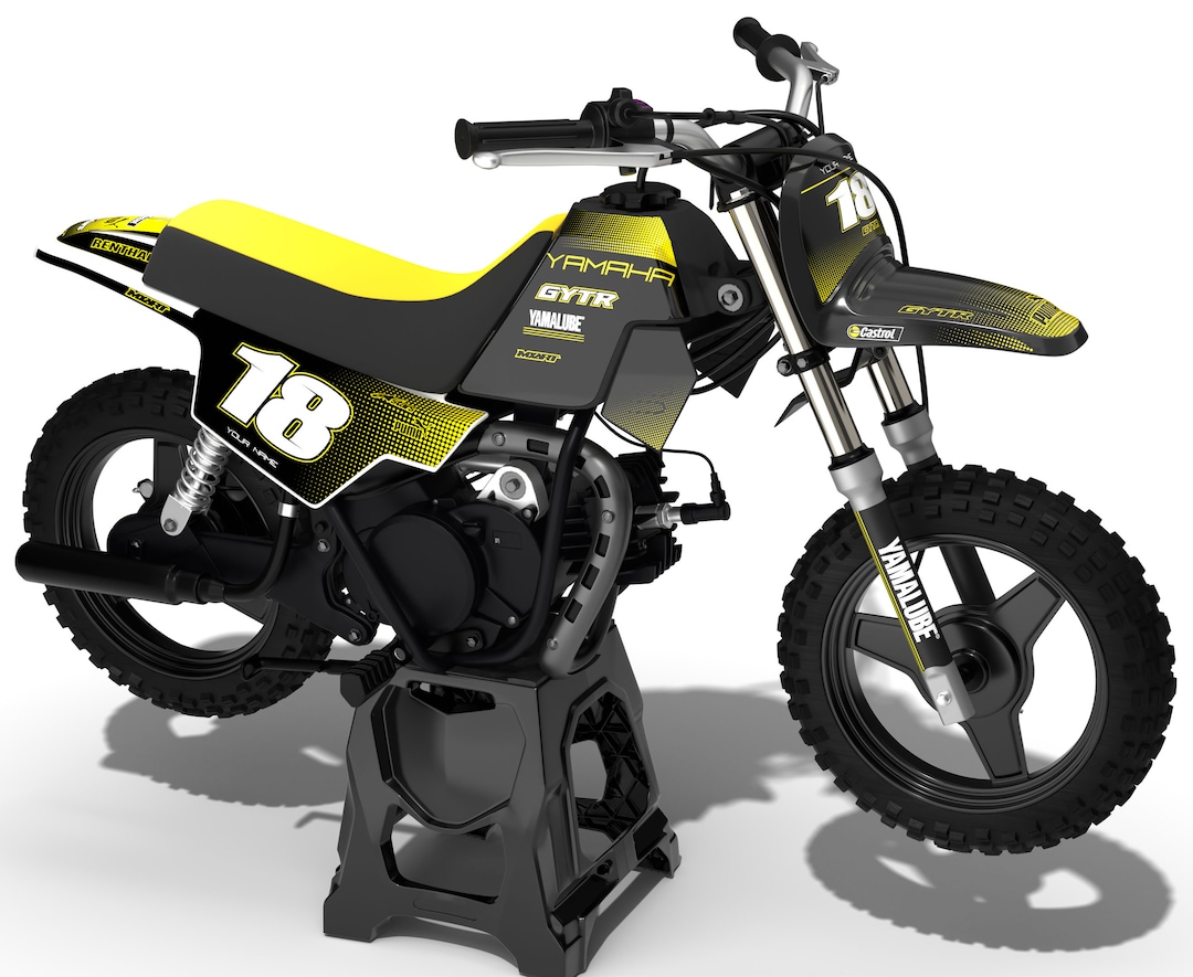 Yamaha PW50 Sticker Kit All Years Taboo Style Pee Wee 50 PW 50 Graphics ...