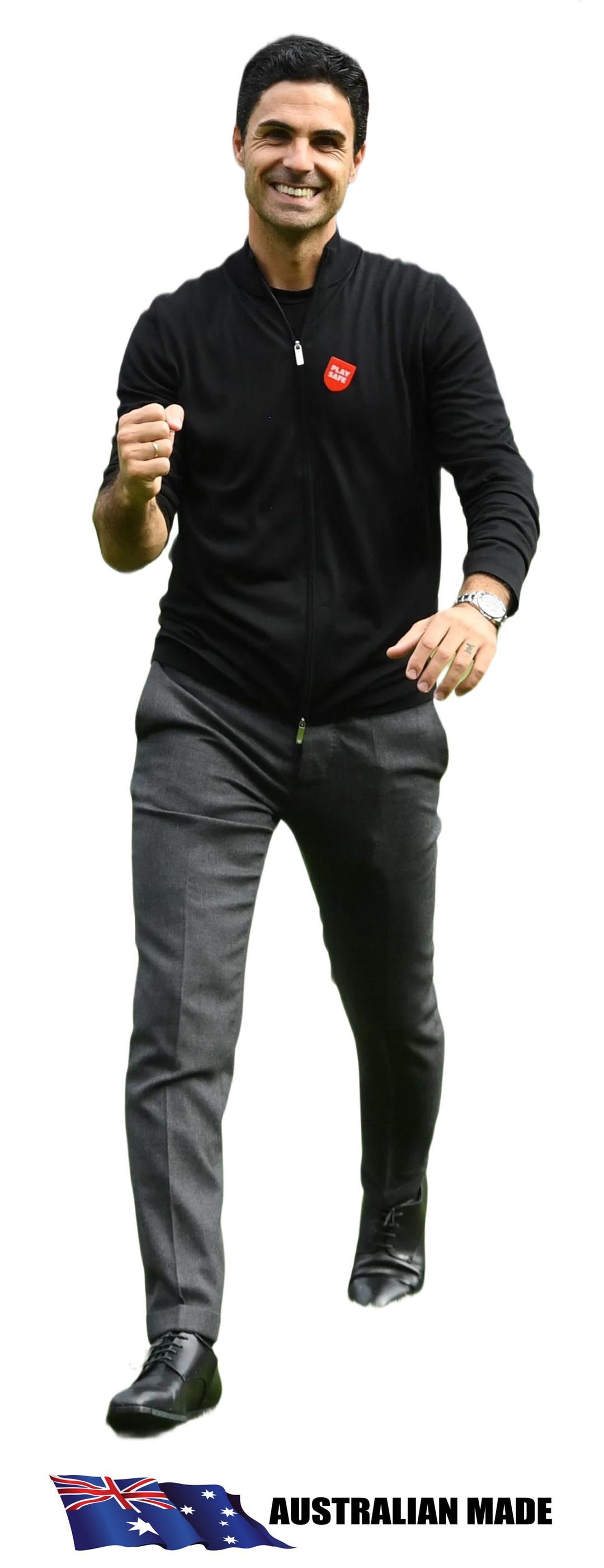 Mikel Arteta Life-size Cut Out 175cm X 56cm Corflute Foldable Self ...