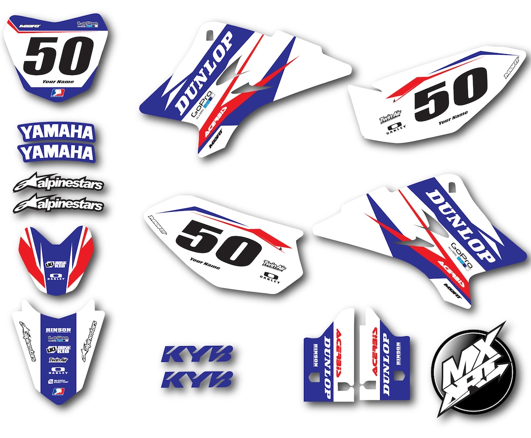 Yamaha TTR 50 Sticker Kit All Years Force Style TTR50 Graphics / Decals ...