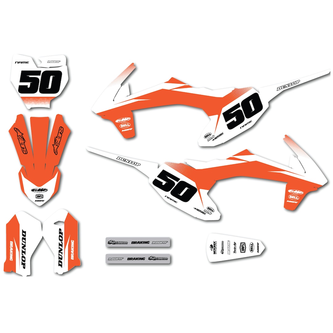 Sticker Kit for KTM 50 2016 - 2023 Groove Style KTM 50 SX Graphics ...