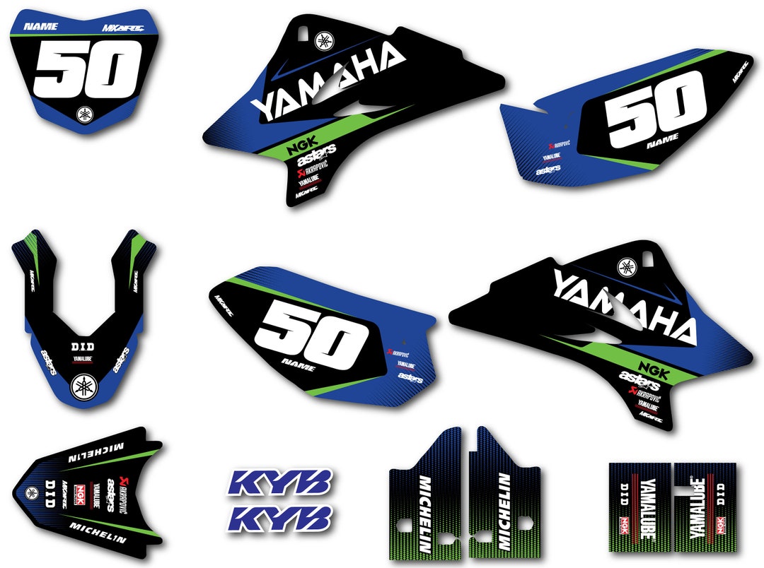 Yamaha TTR 50 Sticker Kit All Years Warsaw Style TTR50 Graphics ...