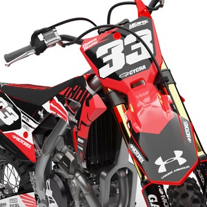 CRF 110 Custom Sticker Kit 2013 - 2018 Complex Style Graphics / Decals ...