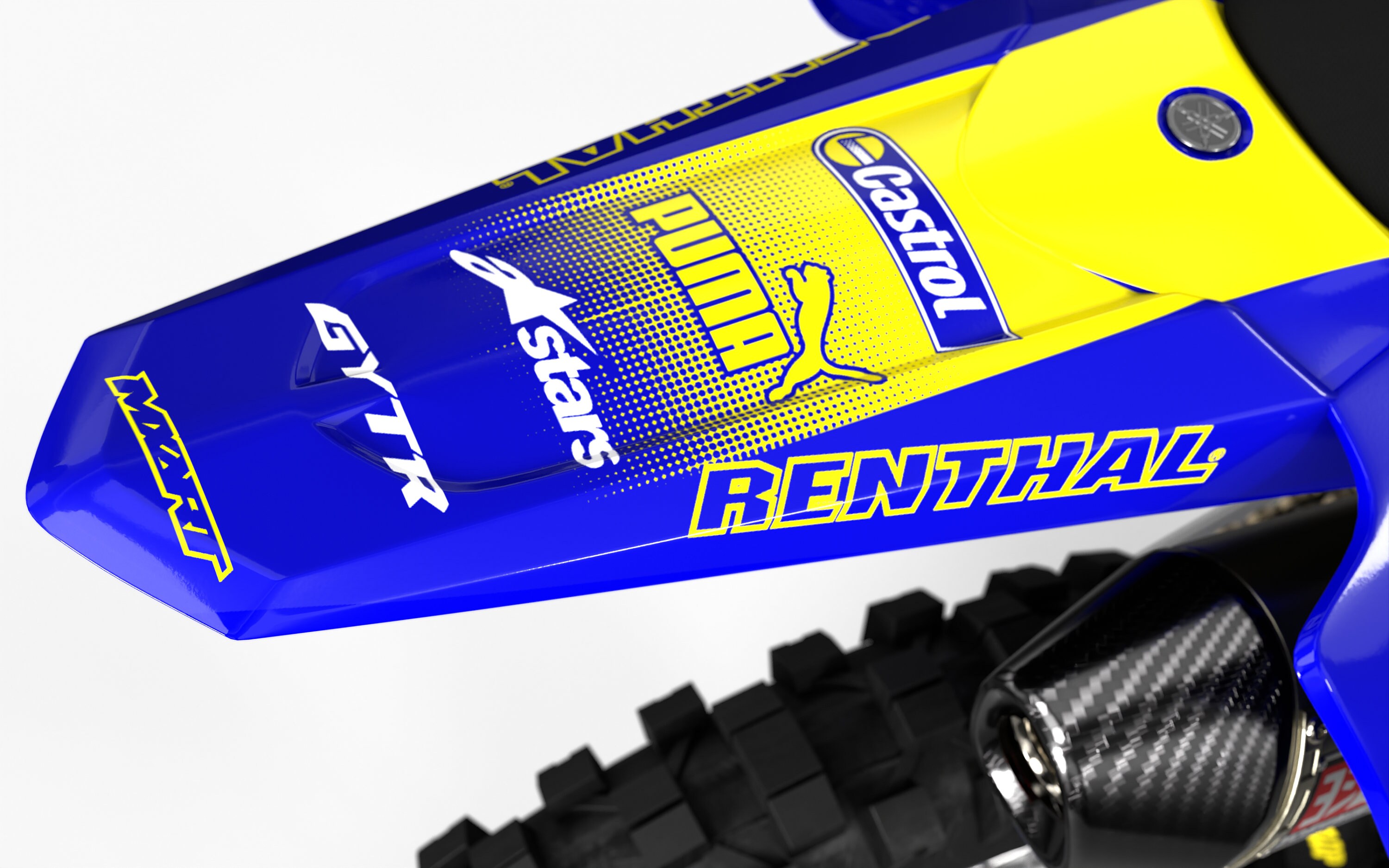 Yamaha TTR 50 Sticker Kit All Years Monte Carlo Style TTR50 Graphics ...