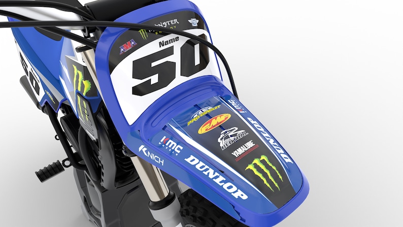 Yamaha PW50 Sticker Kit All Years Havoc Style Pee Wee 50 PW 50 Graphics ...