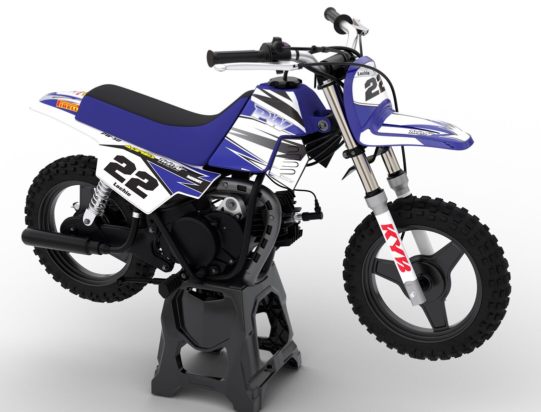 Yamaha PW50 Shockwave Sticker Kit: Custom Graphics Decals - Etsy Canada