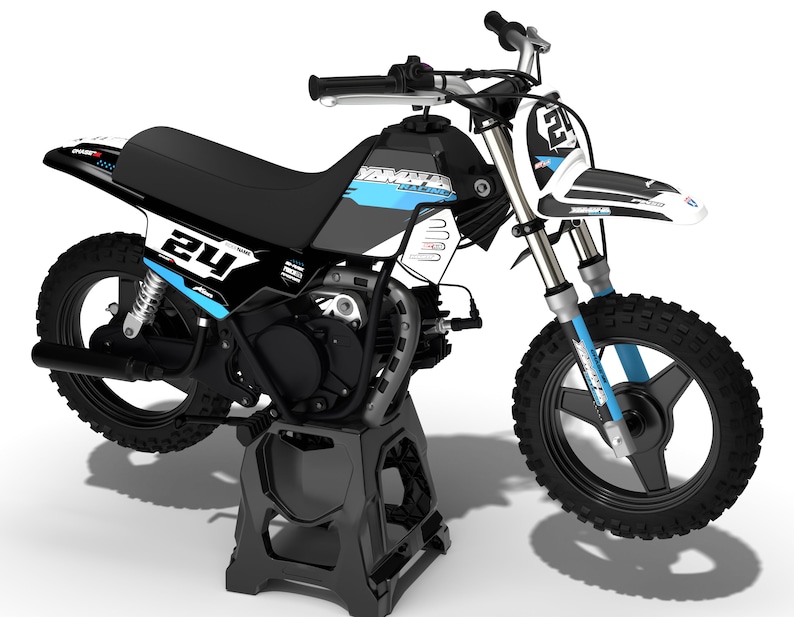 Yamaha PW50 Sticker Kit All Years Chase Style Pee Wee 50 PW 50 Graphics ...