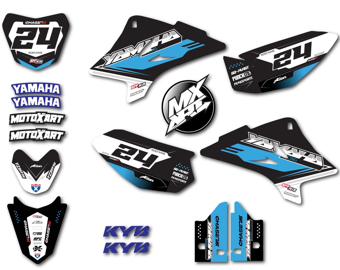 Yamaha TTR 50 Sticker Kit All Years Chase TTR50 Graphics / Decals - Etsy