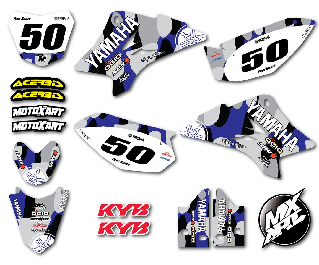 Yamaha TTR 50 Sticker Kit All Years Nitro Style TTR50 Graphics / Decals ...