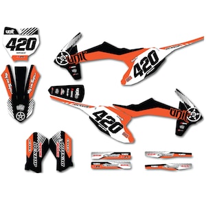 Sticker Kit for KTM 50 2016 - 2023 Hush Style KTM 50 SX Graphics ...