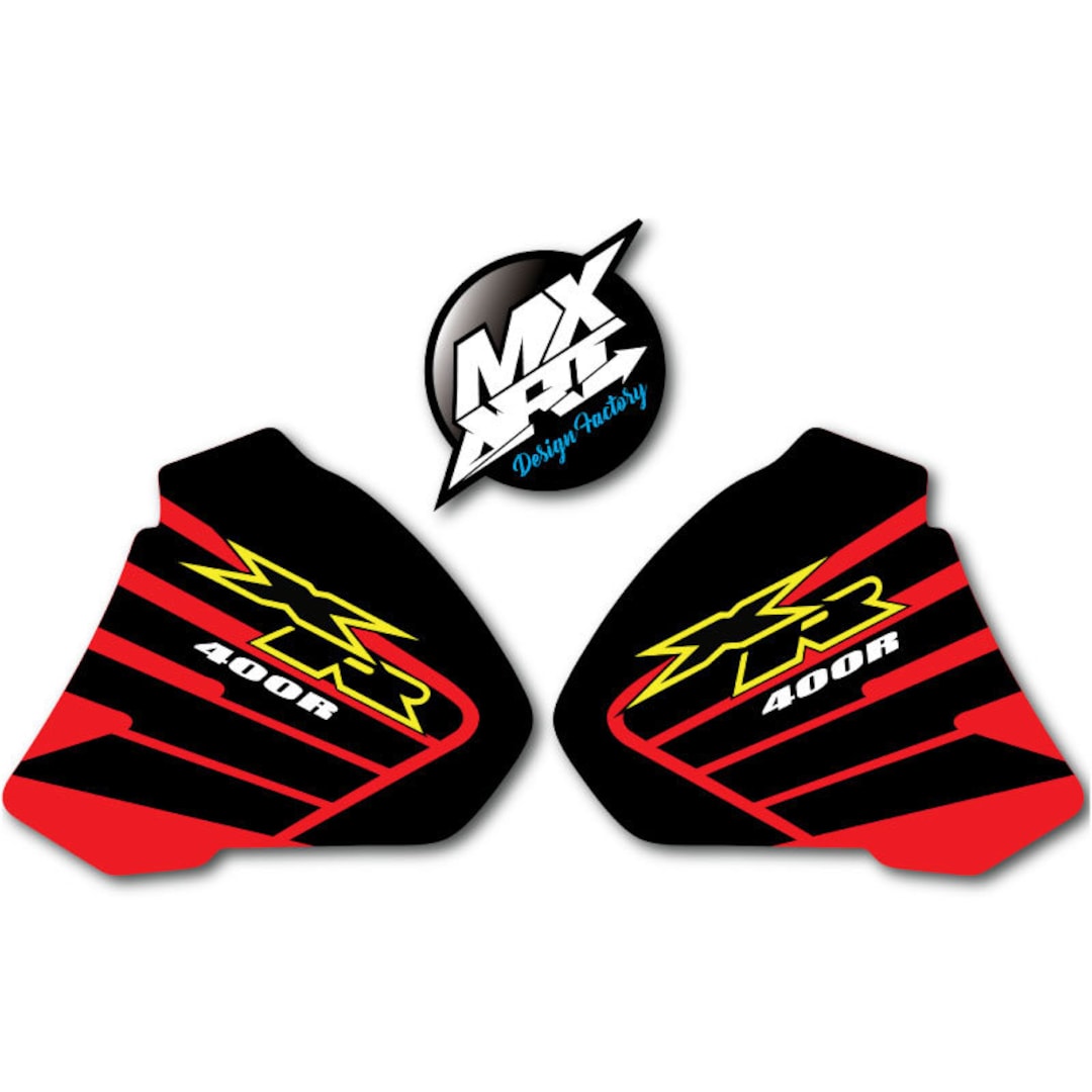 Honda XR400 XR 400 XR Fuel Tank Decals Gas Decals Graphics Right and ...
