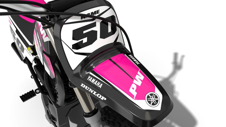 Yamaha PW50 Sticker Kit All Years Strength Pink Style Pee Wee 50 PW 50 ...