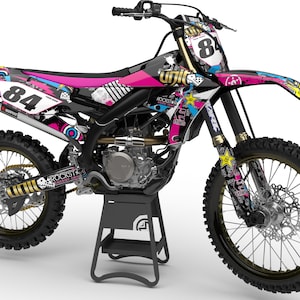 Yamaha YZ80 1993 - 2001 Sticker Kit All Years Rush Style YZ 80 Graphics ...