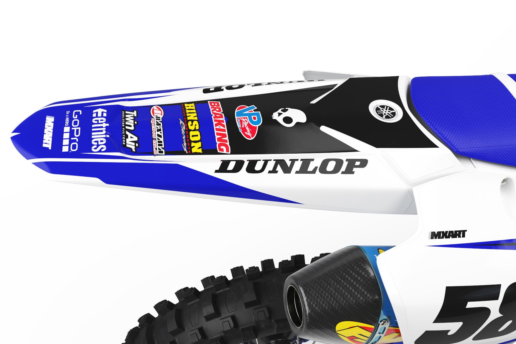 Yamaha TTR 50 Sticker Kit All Years Dusty Style TTR50 Graphics / Decals ...