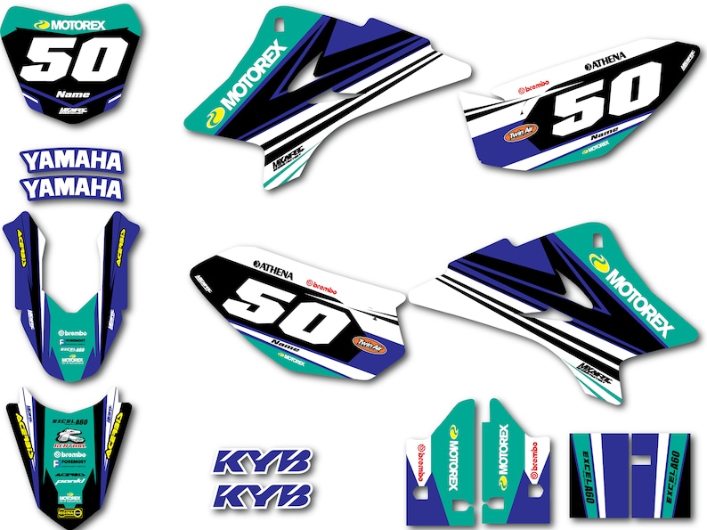 Yamaha TTR 50 Sticker Kit All Years Strike Style TTR50 - Etsy