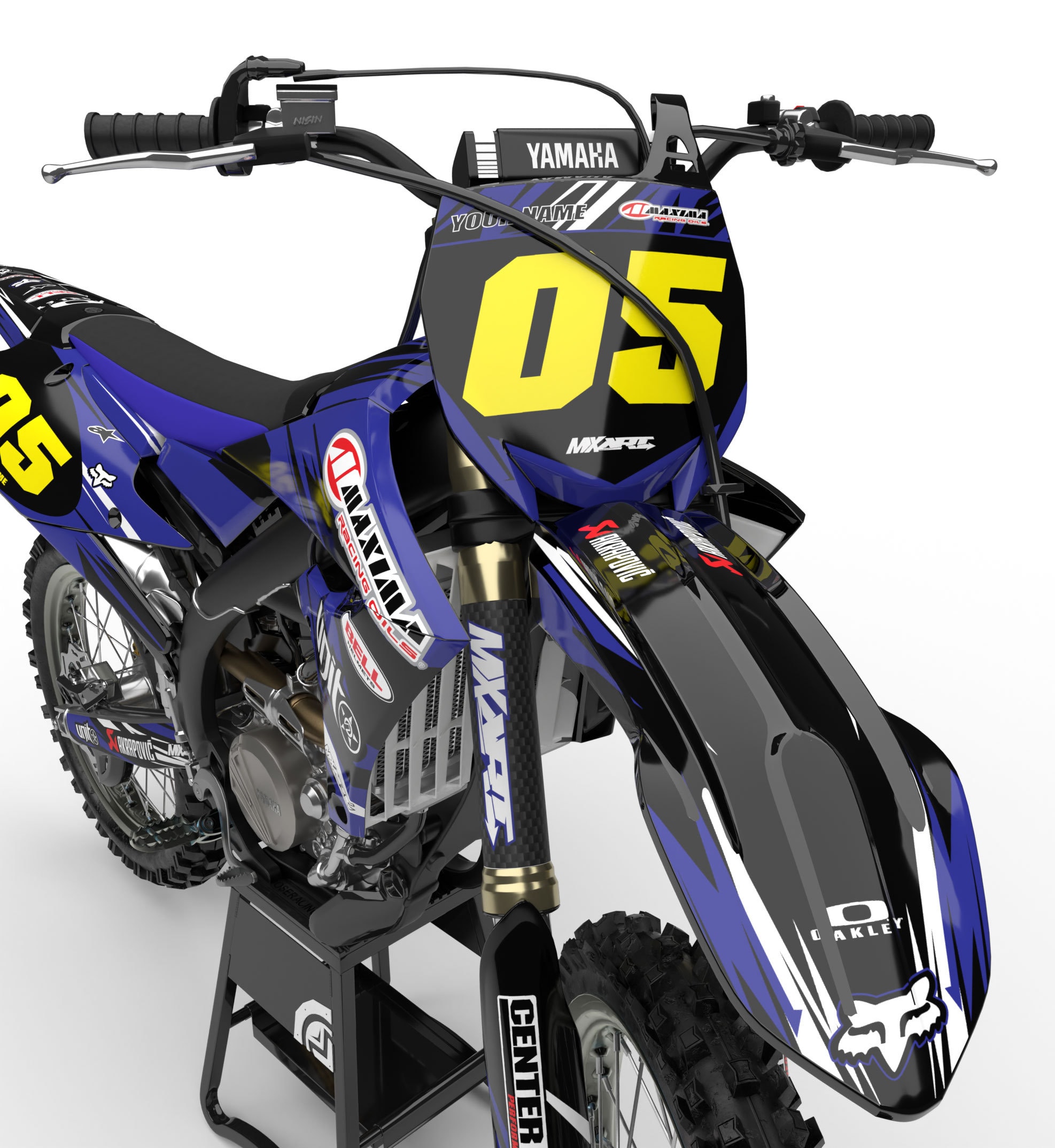 Yamaha YZ 65 Sticker Kit All Years Digger Style YZ65 Graphics / Decals ...