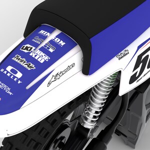 Yamaha PW50 Sticker Kit All Years Force Style Pee Wee 50 PW 50 Graphics ...
