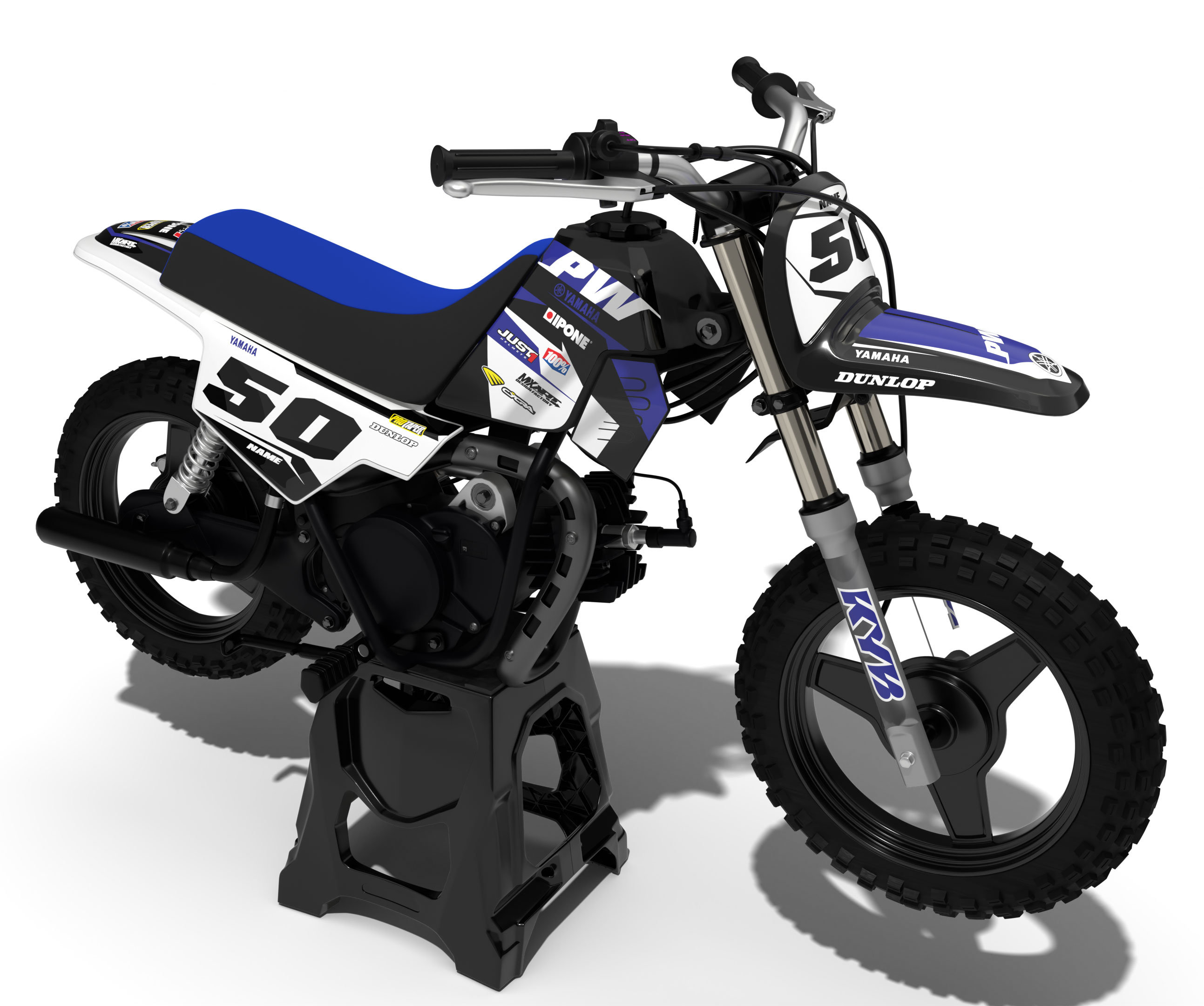 Yamaha PW50 Sticker Kit All Years Strength Style Pee Wee 50 PW 50 ...