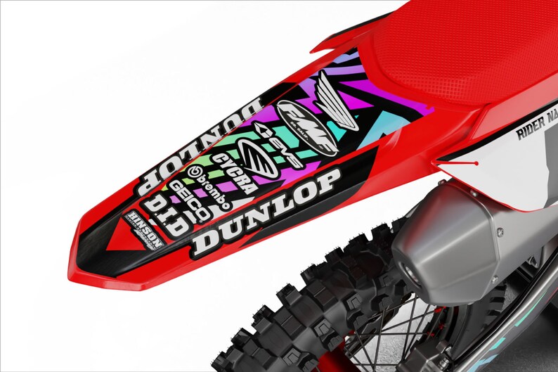 CRF 110 Custom Sticker Kit 2019 - 2024 Clover Style Graphics / Decals ...