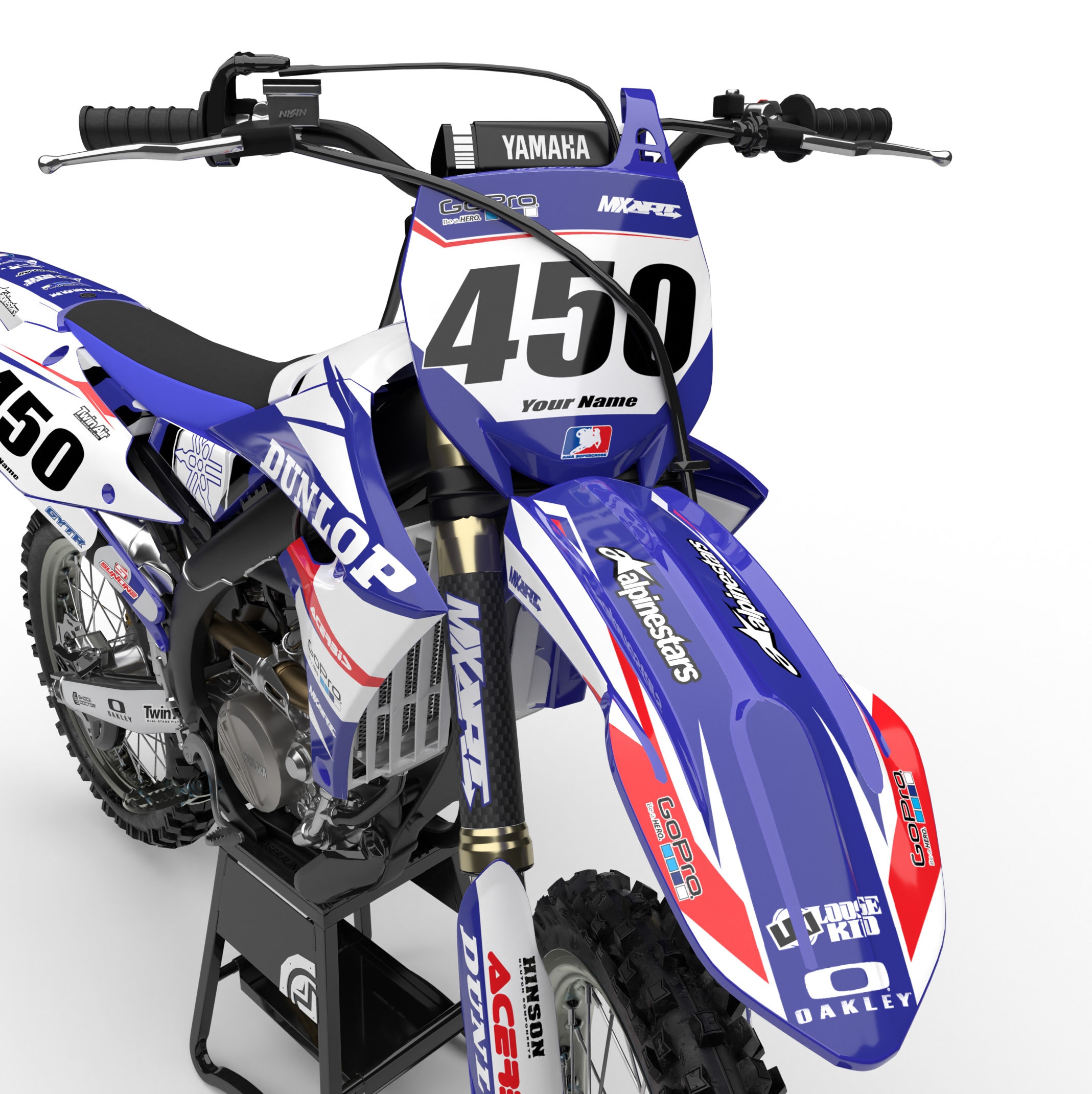 Yamaha TTR 50 Sticker Kit All Years Force Style TTR50 Graphics / Decals - Etsy