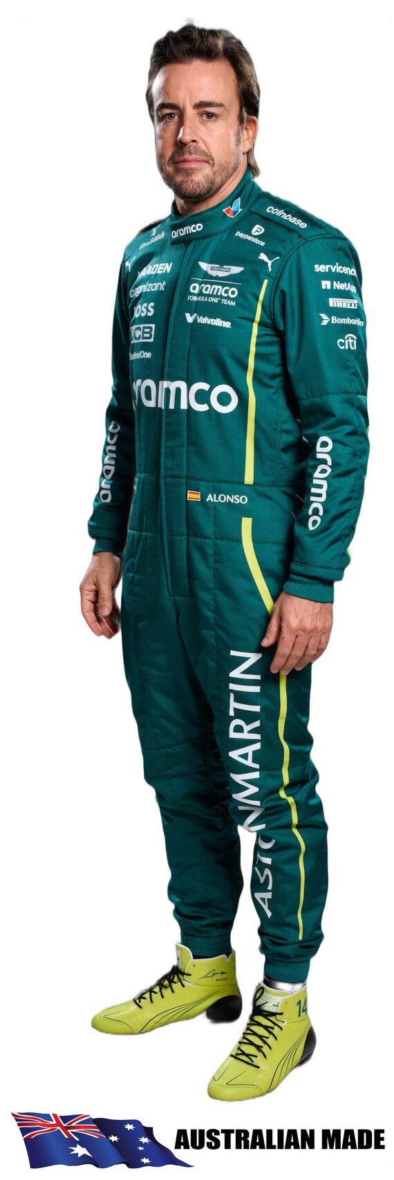Fernando Alonso Ferrari Cardboard Cutout