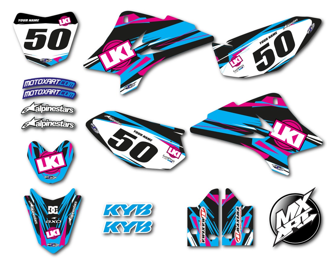 Yamaha TTR 50 Sticker Kit All Years Duke Style TTR50 Graphics / Decals ...