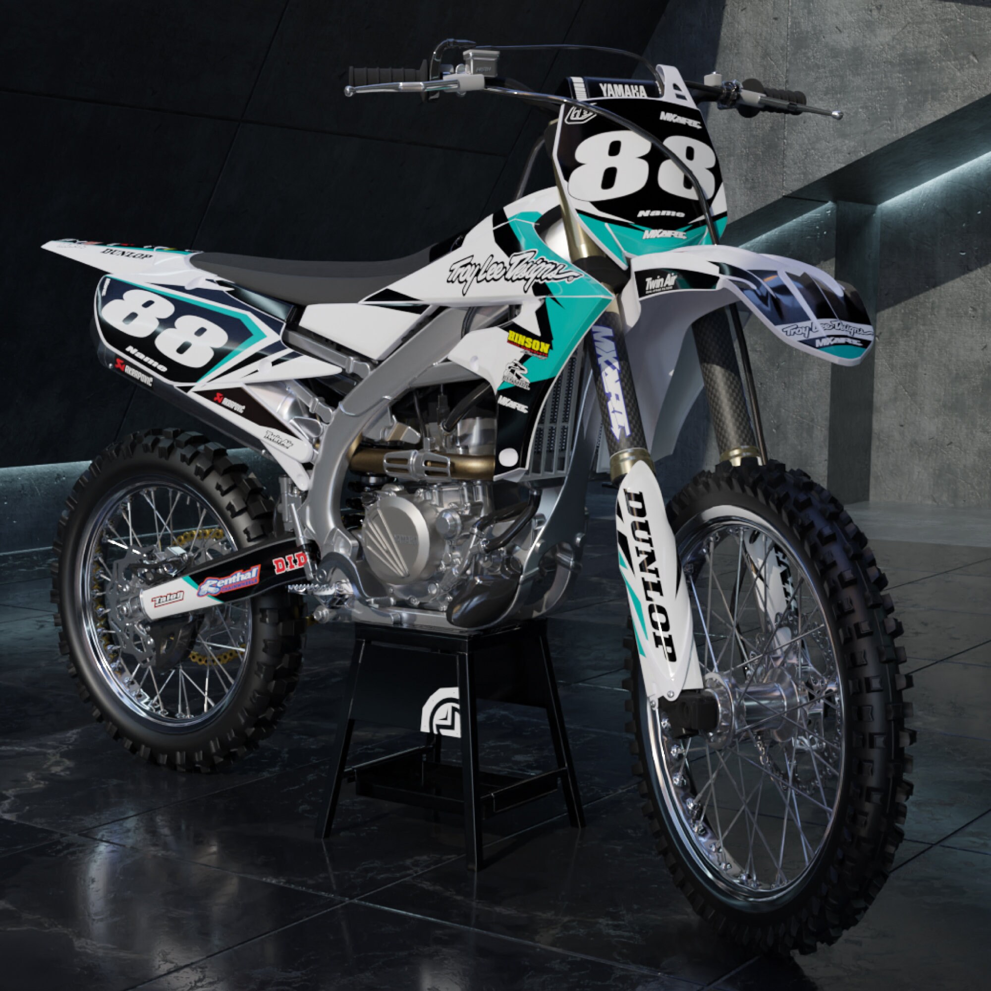 Yamaha PW50 Sticker Kit All Years Bullett Style Pee Wee 50 PW 50 ...