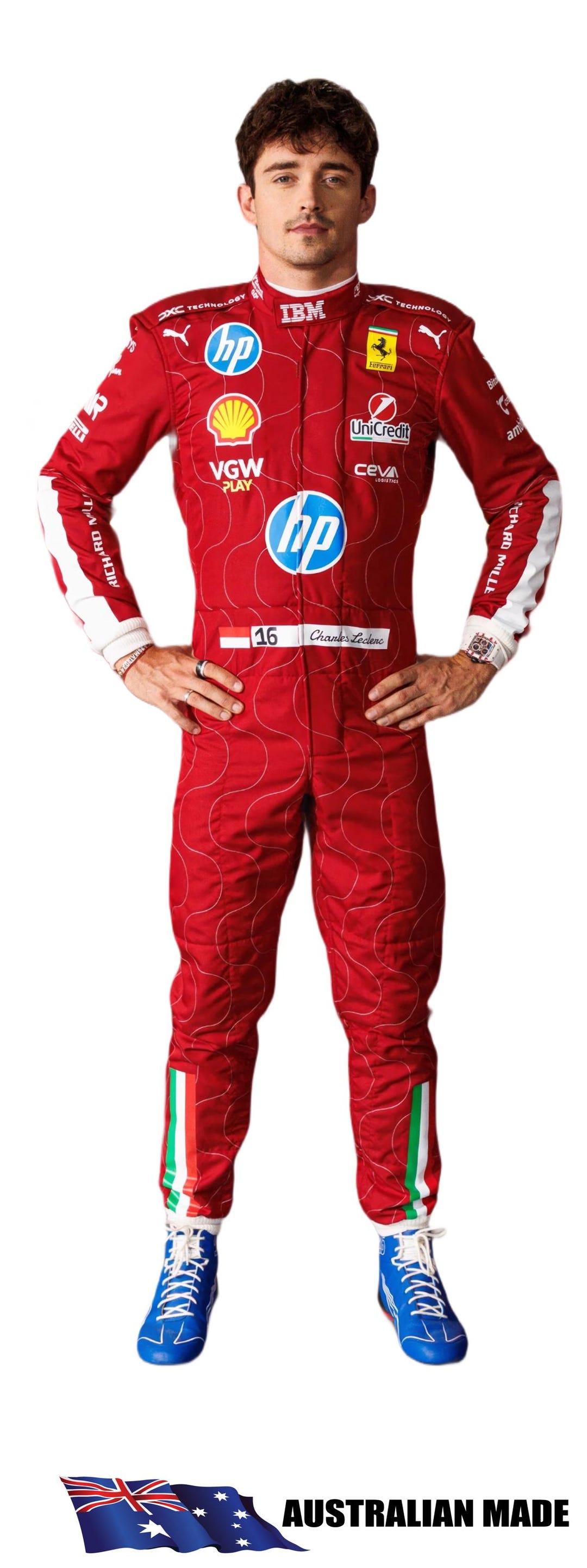 Charles Leclerc F1 Life Size Cut Out Standee 174cm X 74cm Corflute ...